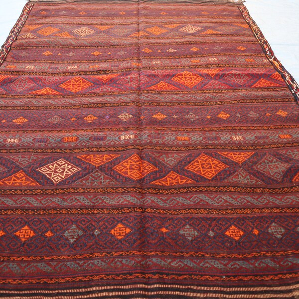 Afghan Kilim Rug - Etsy