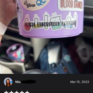 Medical Laboratory Scientist Beaker Waterproof Sticker 3” - Etsy