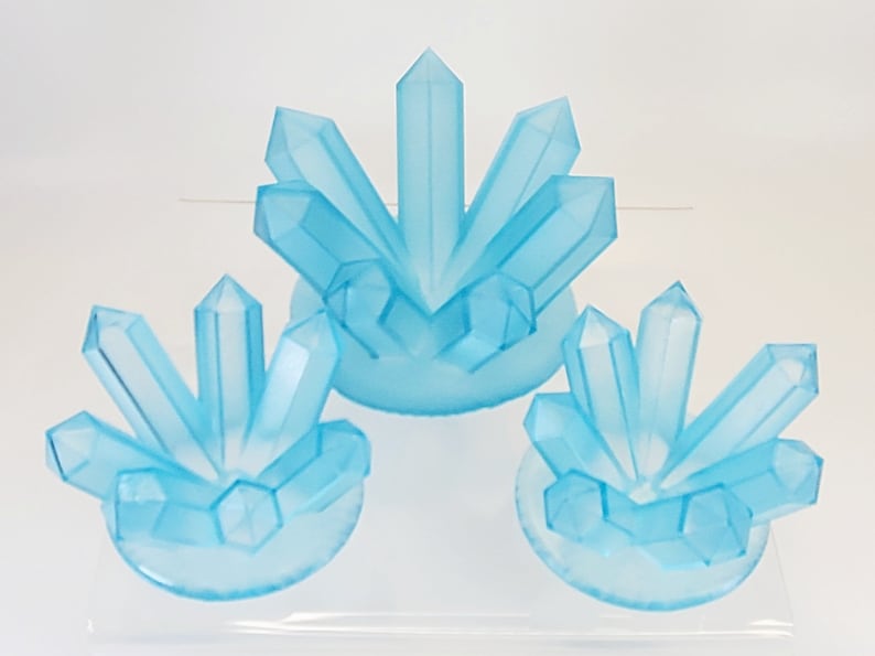 3D Printed Resin Crystal/object Display Stand | Multiple Solid or Clear ...