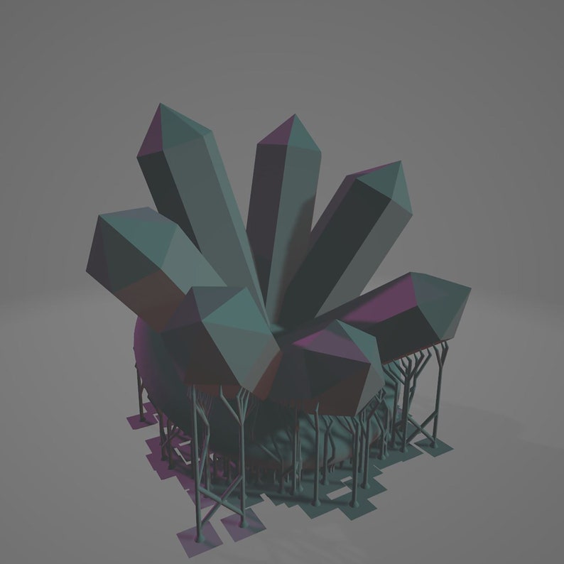 3D Printable Crystal/object Display Stand STL Files | 3D Print Model - Etsy