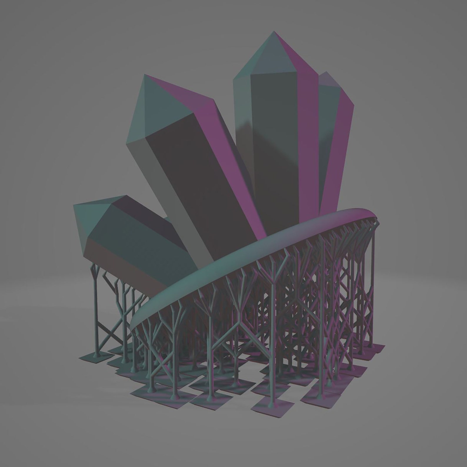 3D Printable Crystal/object Display Stand STL Files | 3D Print Model - Etsy