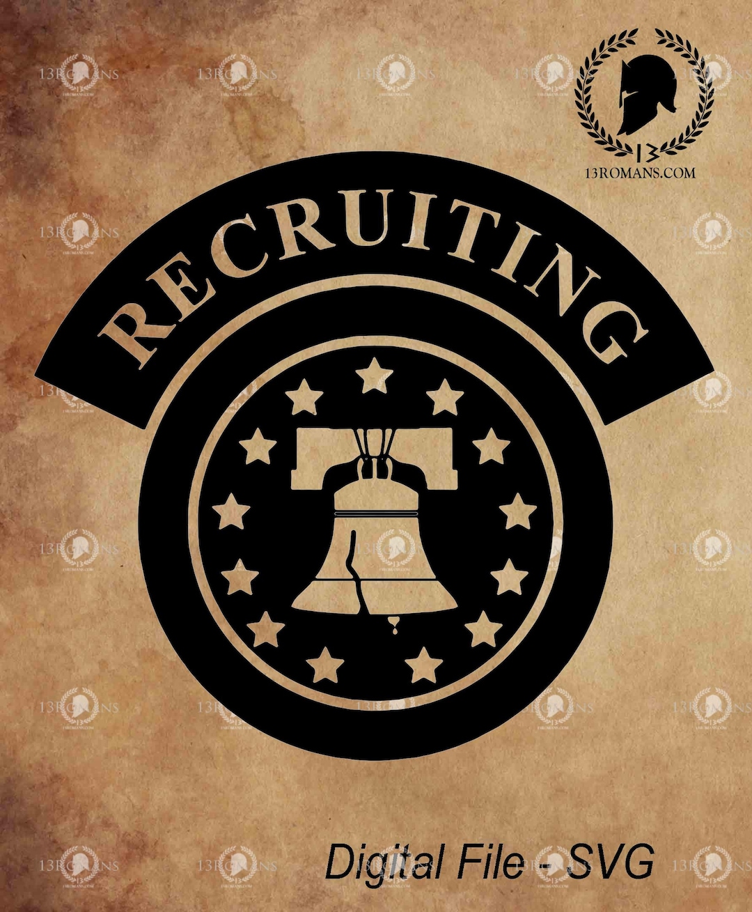 US Army Recruiting Command Logo SVG: Laser Cut File (digital Download ...