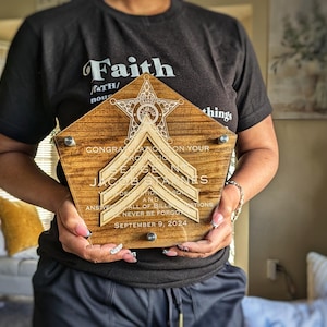 Commemorative Acrylic Engraved Wood Plaque | Promotional Gift | Police ...