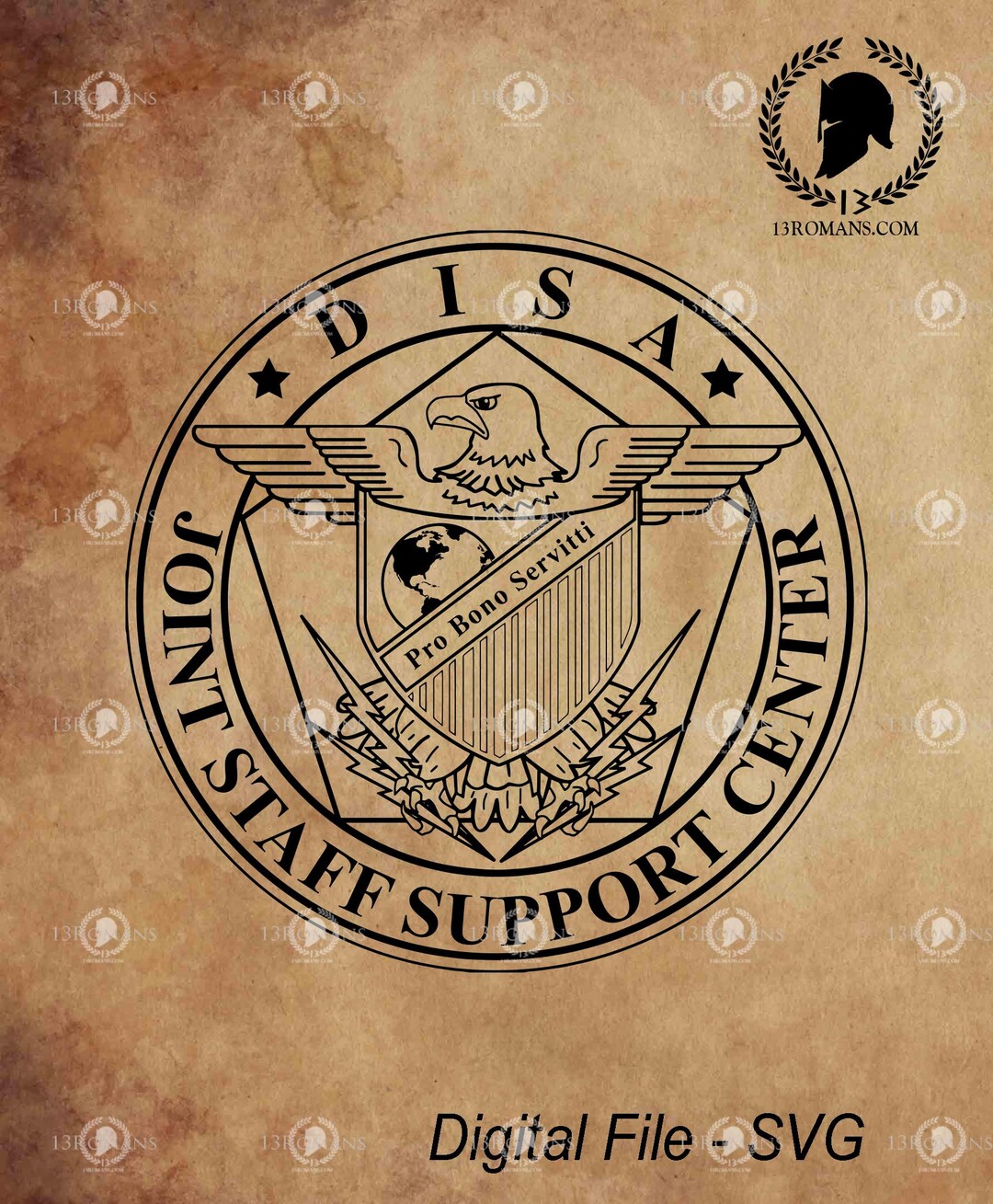 DISA JSSC Logo: Department of Defense Vector Cut File (SVG) - Etsy