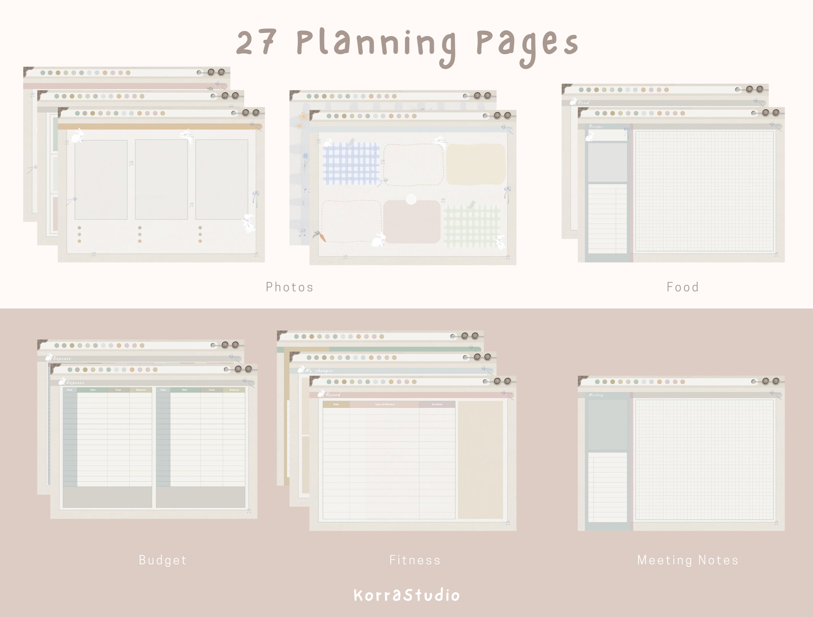 2023 Daily Digital Planner Cute Digital Planner Life - Etsy