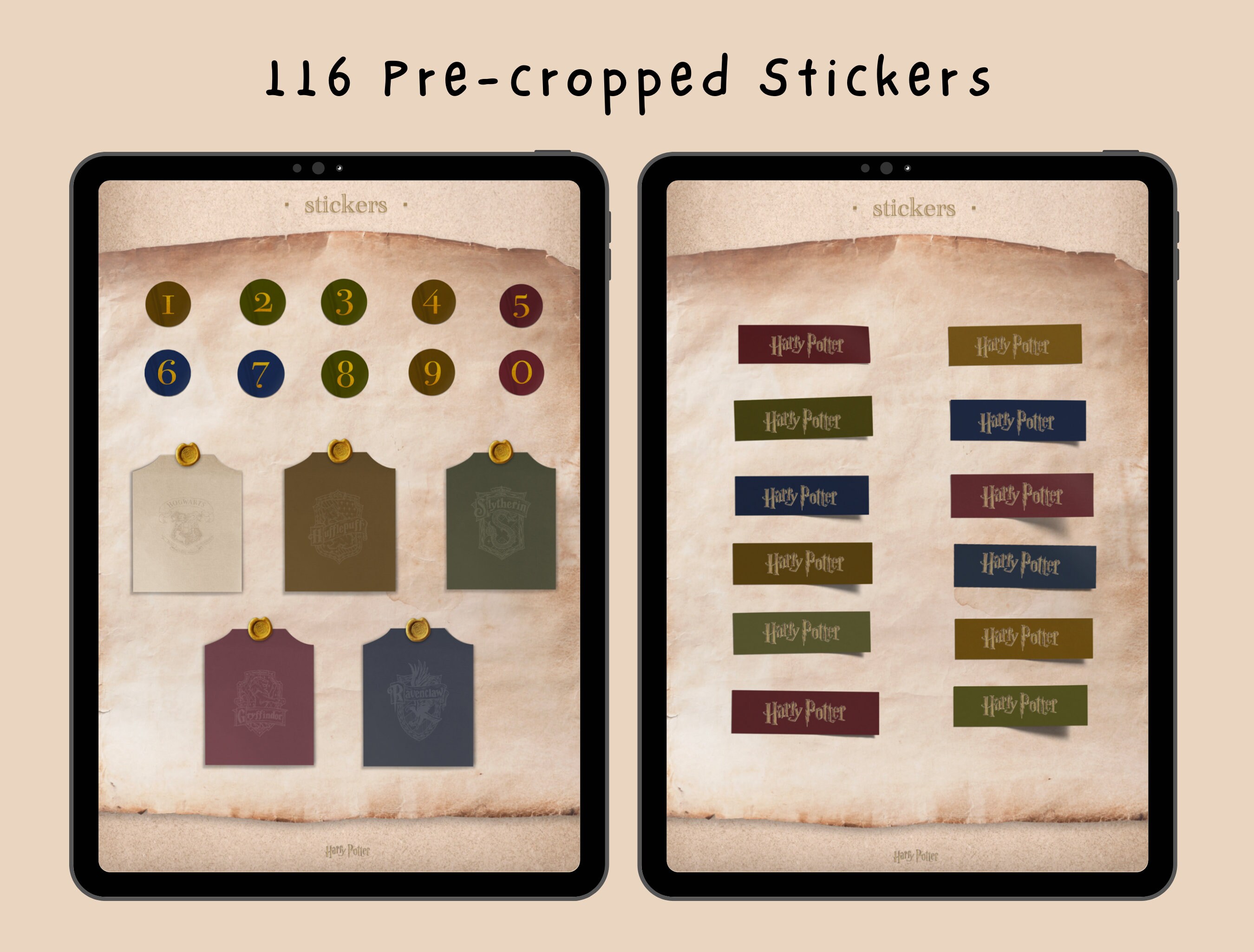 Wizardry Digital Stickers, HP Theme, Wizarding World, Hogwarts School ...