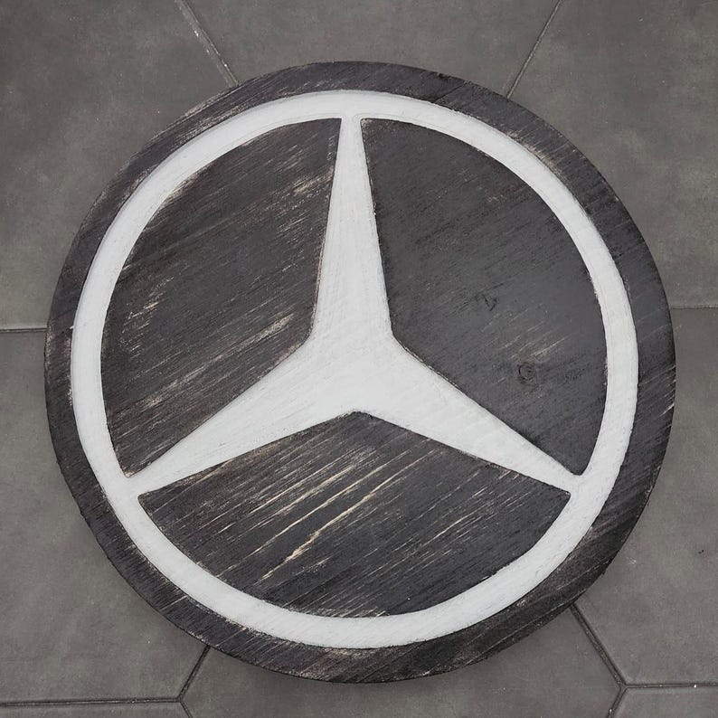 Mercedes Wood Sign - Etsy