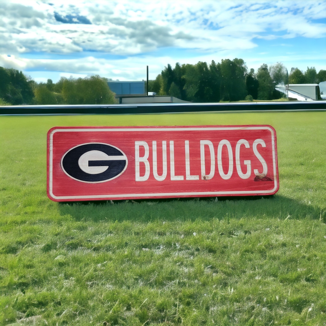 Georgia Bulldogs Street Sign Engraved Wood Sign - Etsy