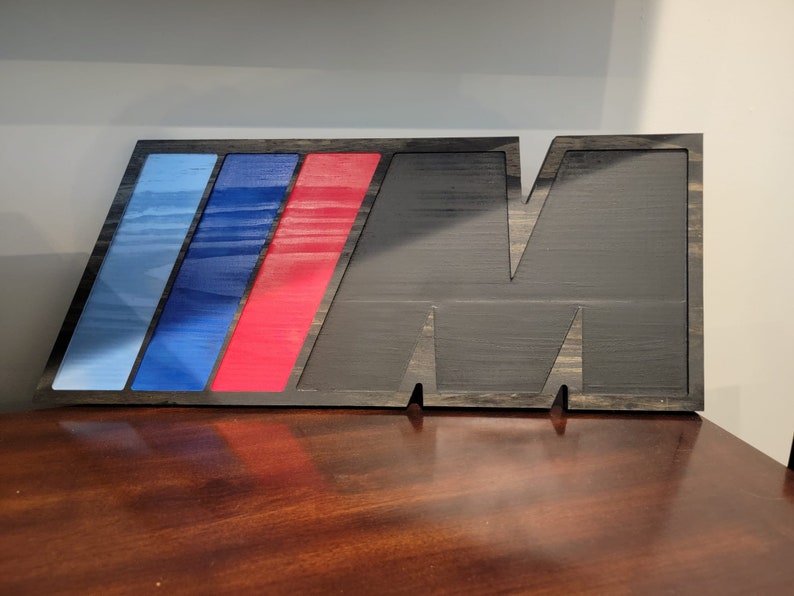 BMW M Sport Wood Engraved Sign - Etsy