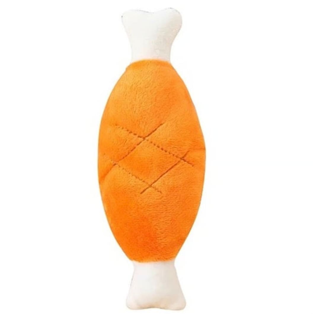 Chicken Leg Plush Dog Toy With Squeaker - Etsy