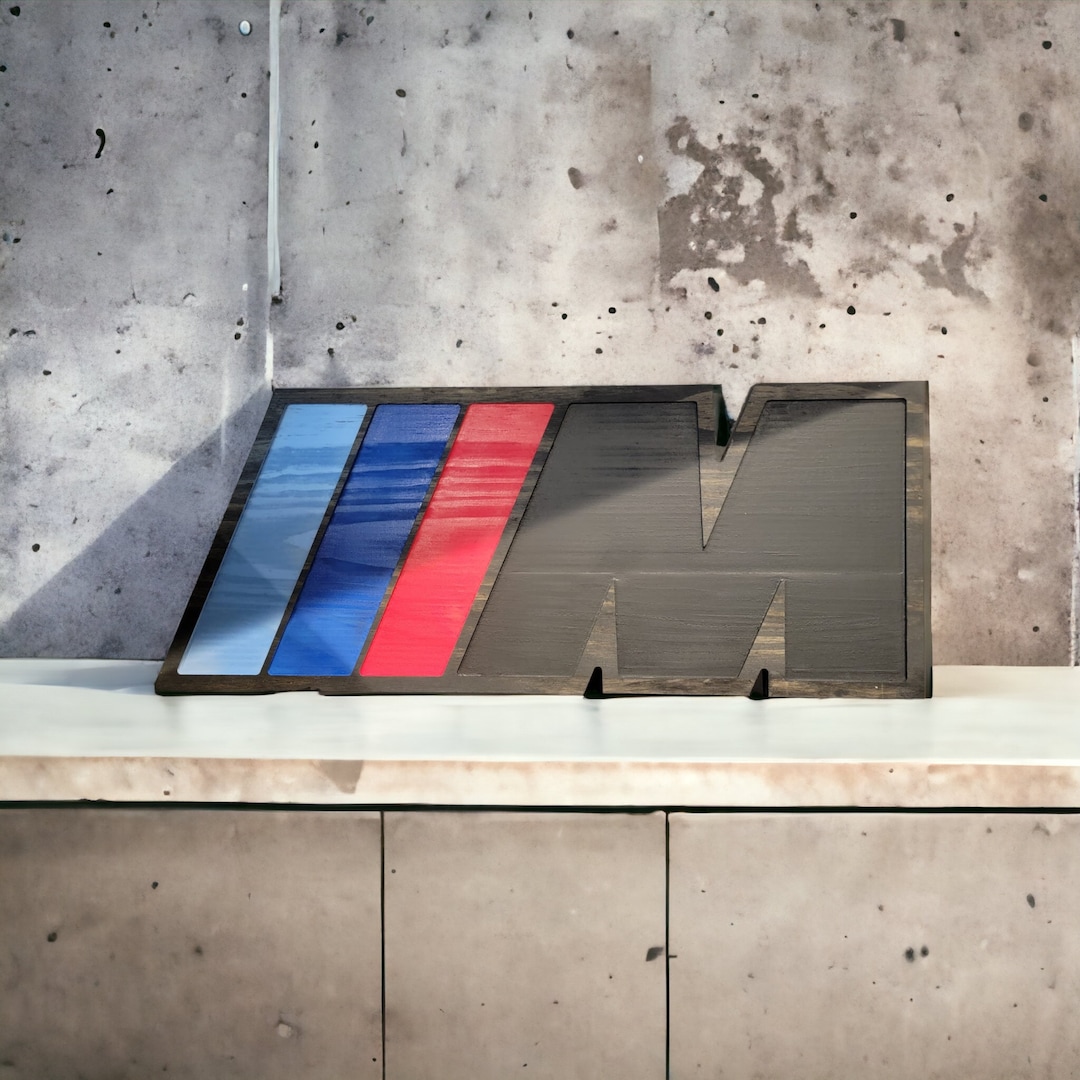 BMW M Sport Wood Engraved Sign - Etsy