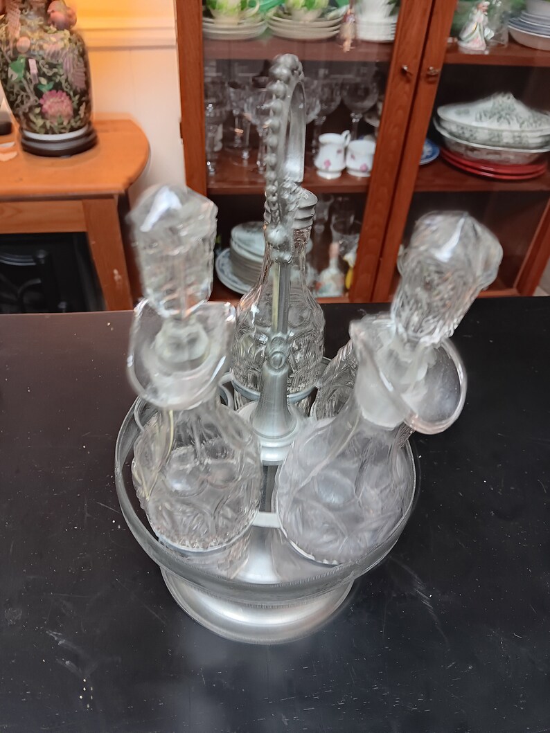 Vintage Cruet Condiment Set - Etsy