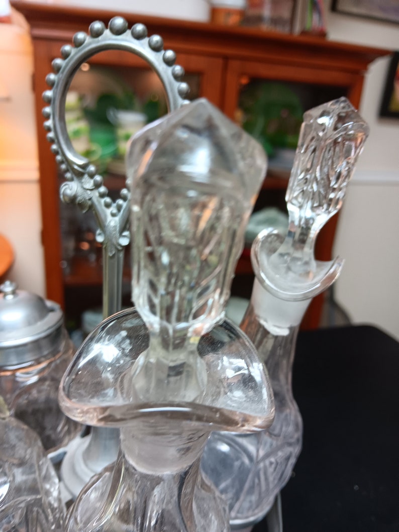 Vintage Cruet Condiment Set - Etsy