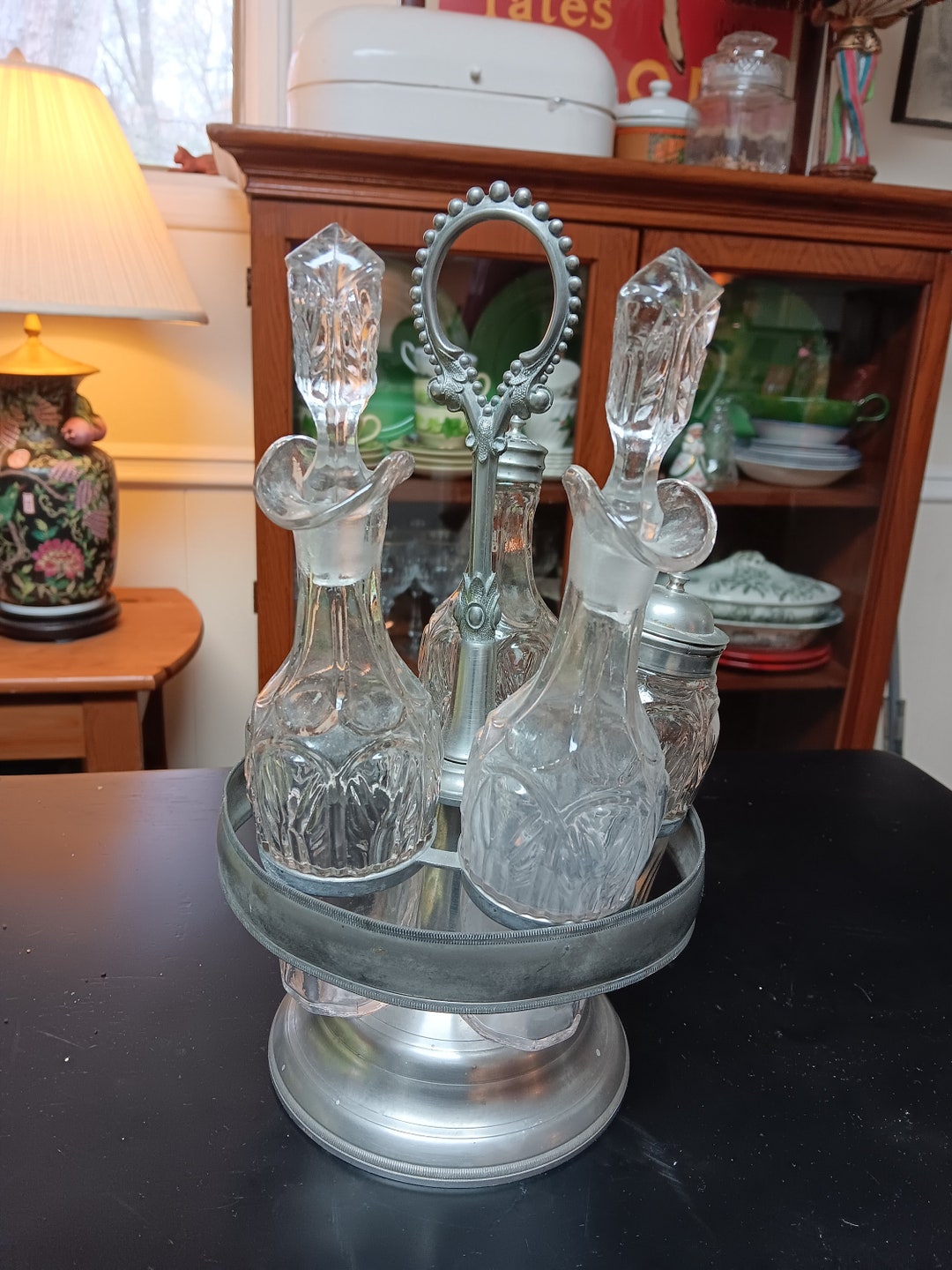 Vintage Cruet Condiment Set - Etsy
