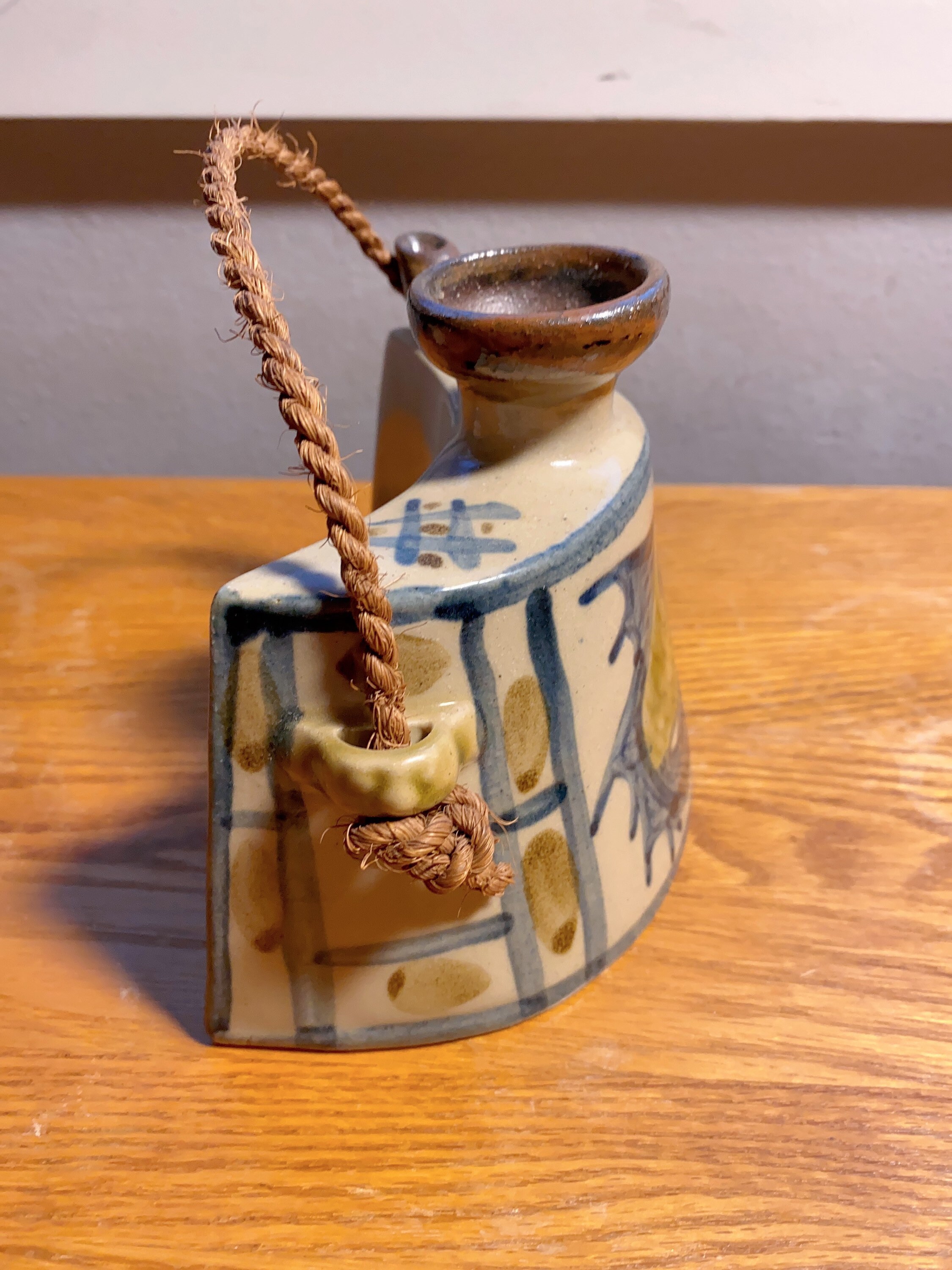 Vintage Japanese Tsuboya Pottery Dachibin Sake Flask - Etsy