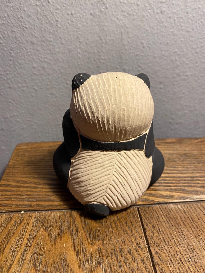 Vintage Artesania Rinconada Panda Figurine Hand Made in Uruguay - Etsy