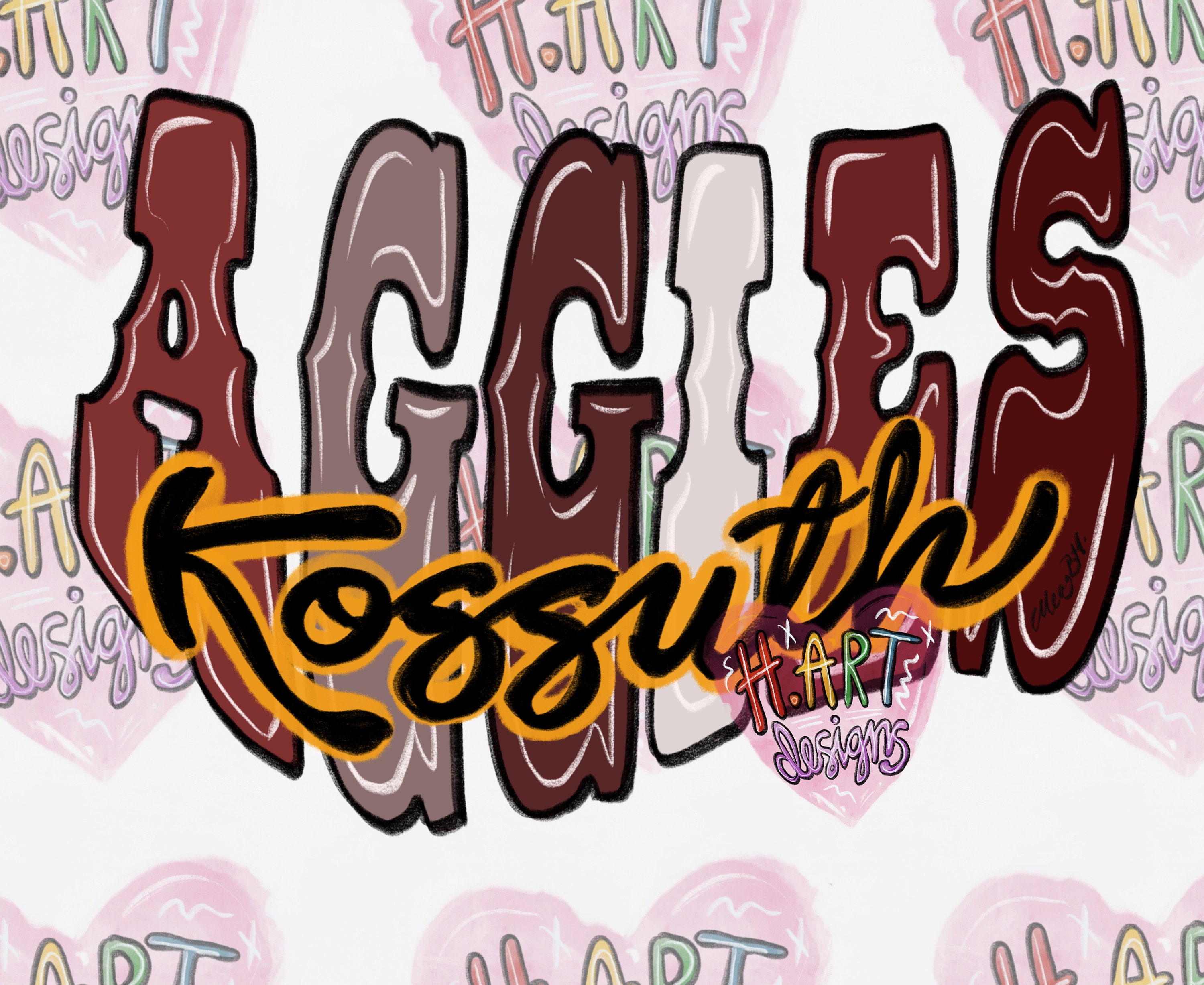 Kossuth Aggies Logo - Etsy