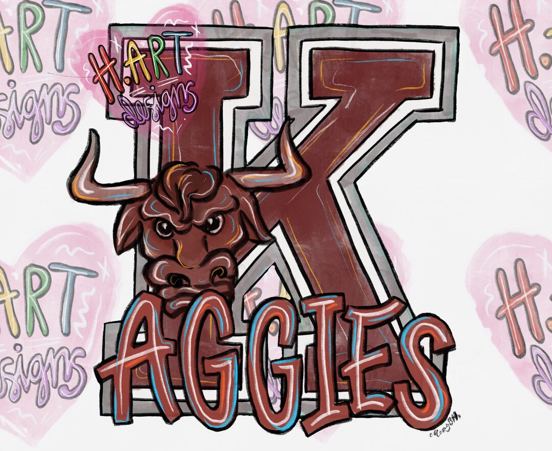 Kossuth Aggies Base Logo - Etsy