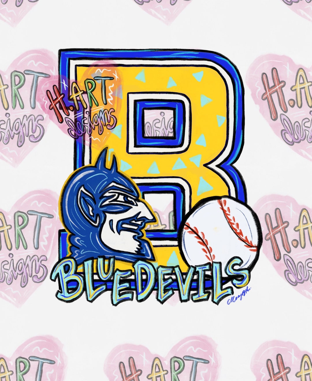 Booneville Blue Devils Baseball Letterman - Etsy