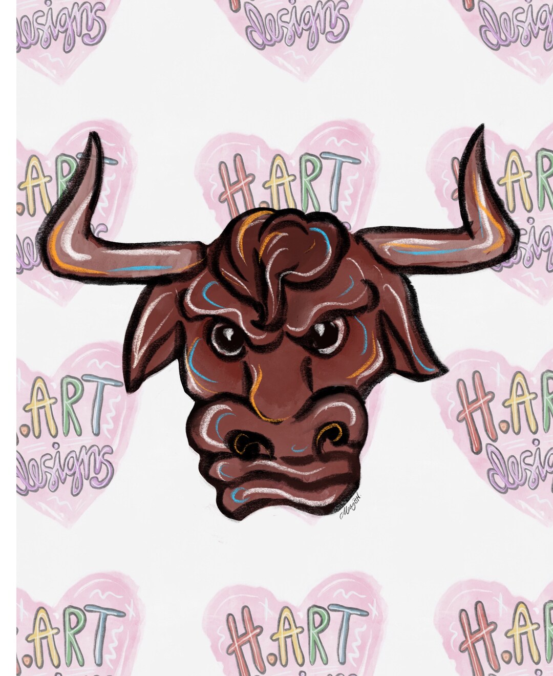 Aggie Bull Head - Etsy