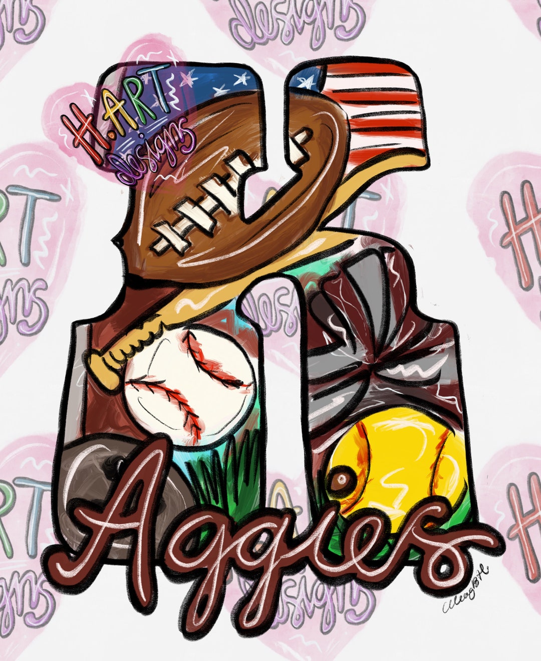 Kossuth Aggies Sports Letterman Multi Sport Letterman School - Etsy