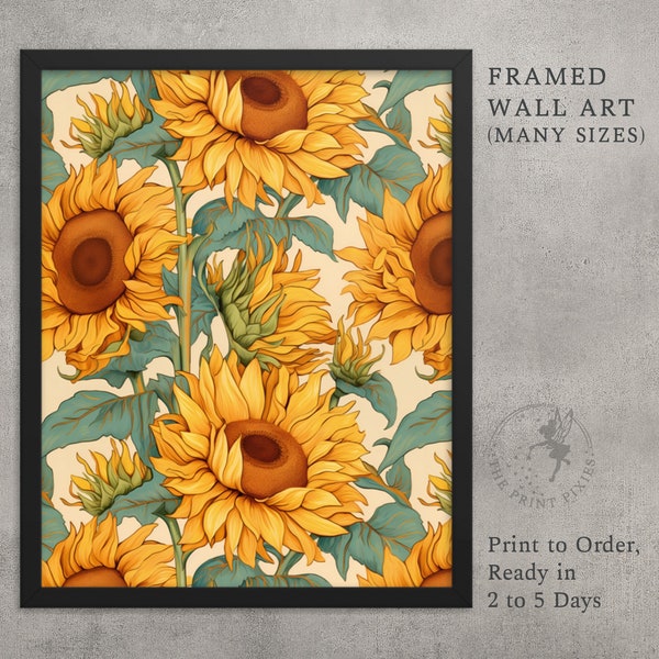 Sunflower Poster - Etsy