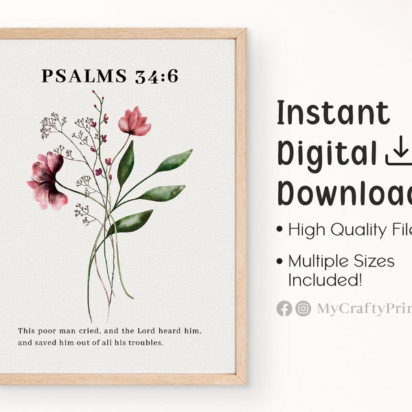Psalm 34 - Etsy