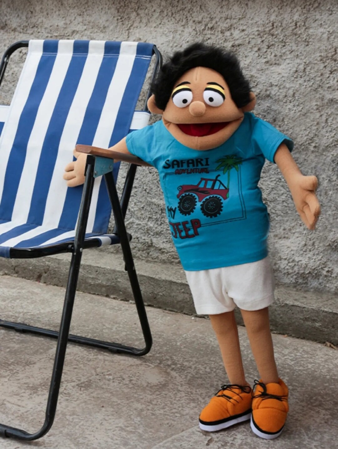 Custom Made Professional Hand Puppet Ventriloquist Puppet Live Size ...