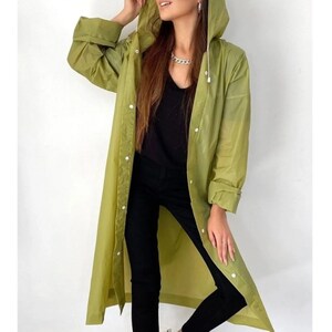 Multiple Color Unisex Long Raincoat BUY 2 and SAVE Light Men's Raincoat ...