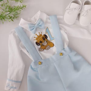 Personalized Boys Simba Lion King 1st Birthday Custom Safari Wild One ...