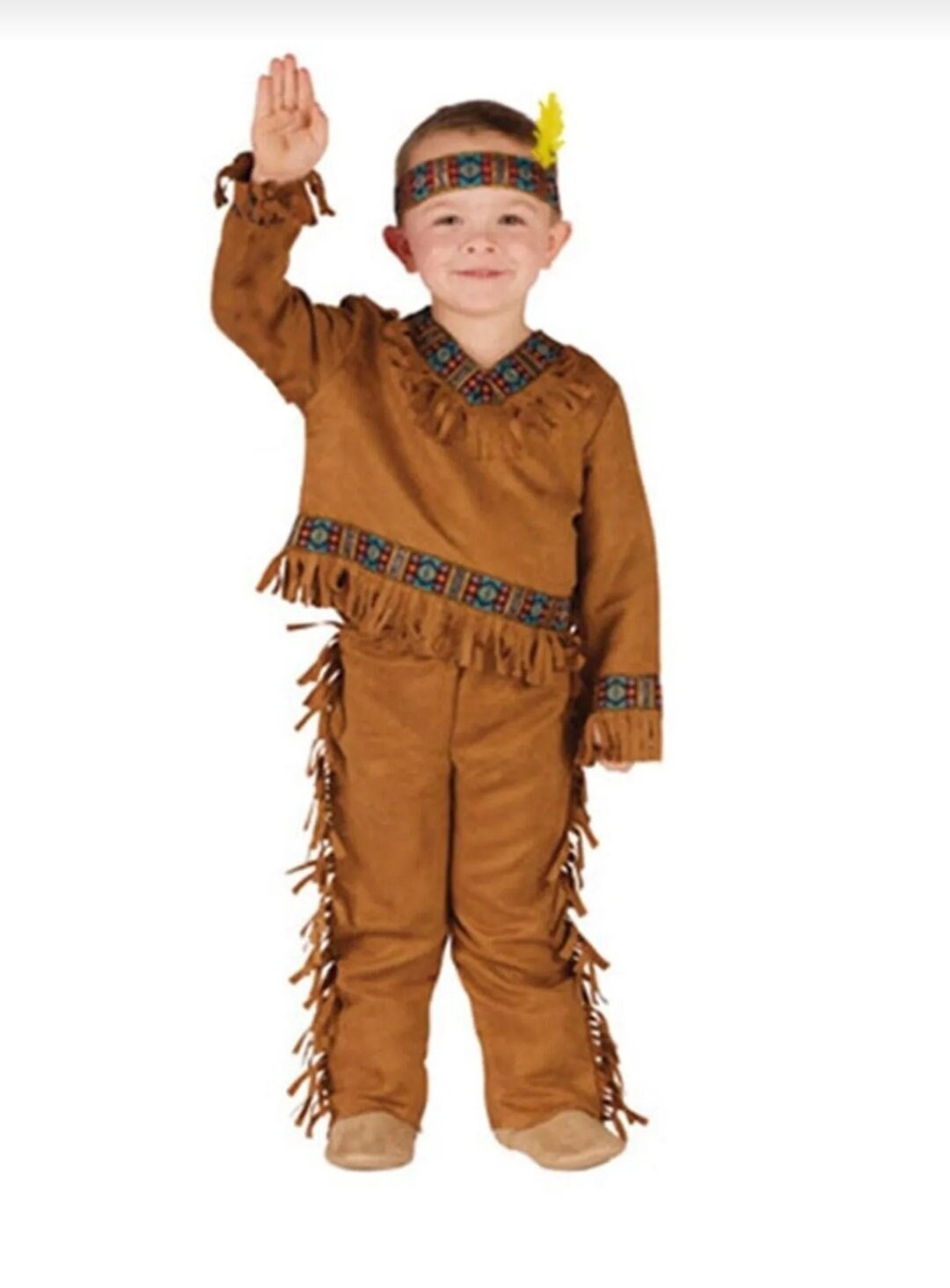 Boys Traditional Light Weight Native American Costume Kids End of ...