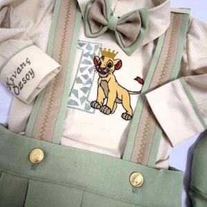 Personalized Boys Simba Lion King 1st Birthday Custom Safari Wild One ...