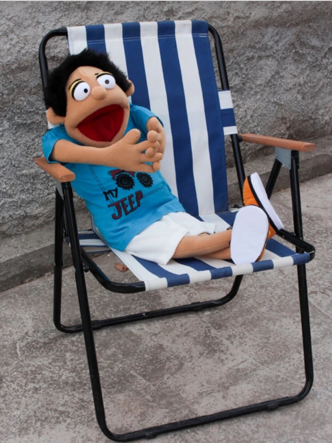 Custom Made Professional Hand Puppet Ventriloquist Puppet Live Size ...