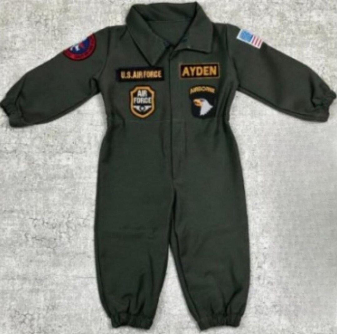 Personalized Aviator Maverick Costume Captain Pilot Outfit Toddler ...