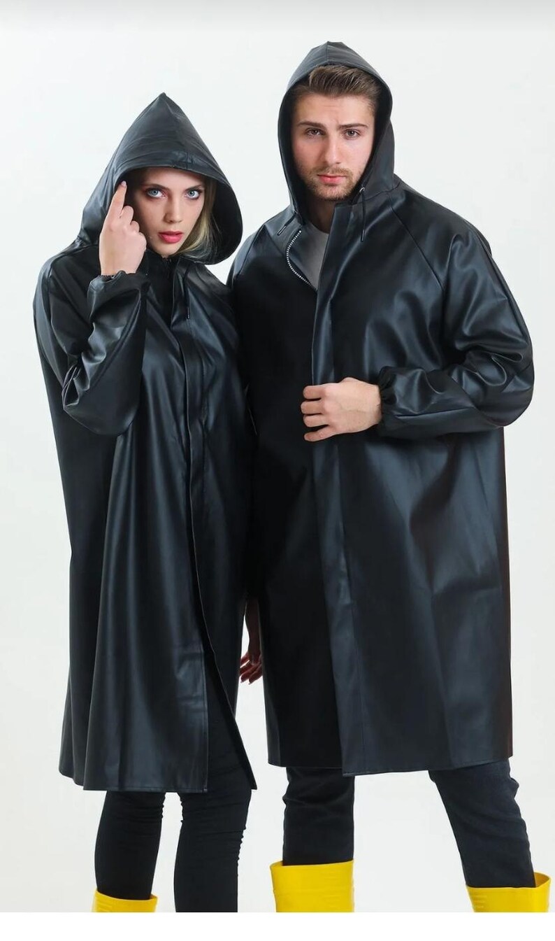 Multiple Color Unisex Long Raincoat BUY 2 and SAVE Light Men's Raincoat ...