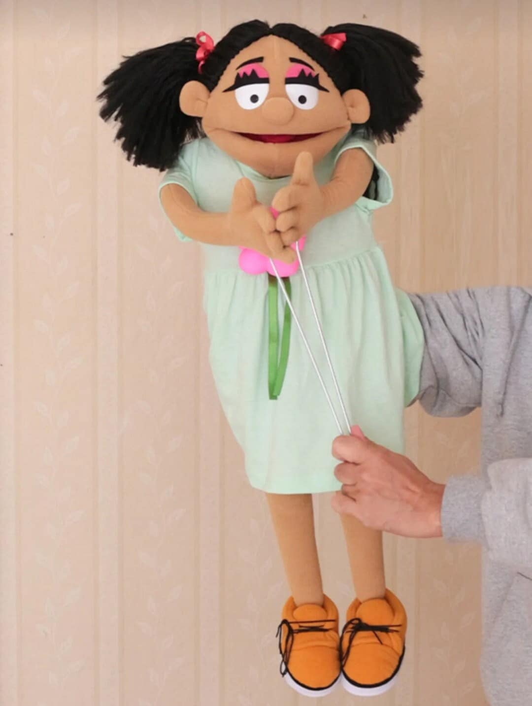 Custom Professional Hand Puppet Ventriloquist Puppet Live Size Little ...