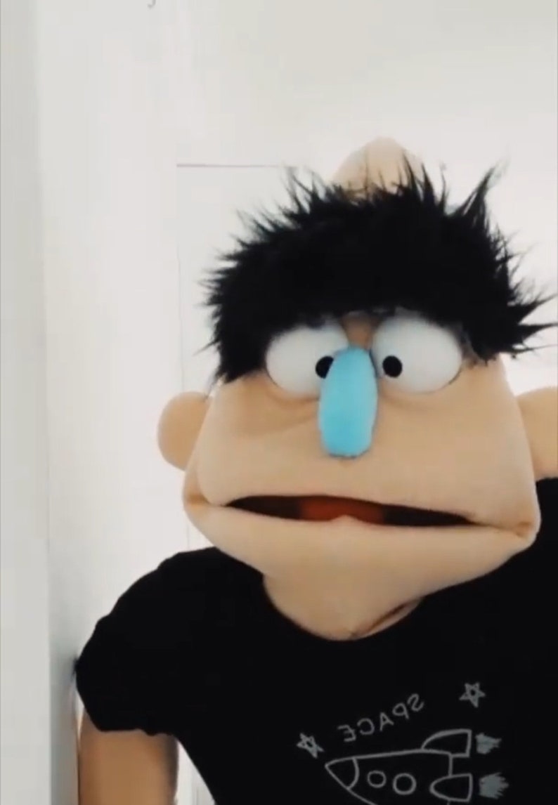Custom Professional Hand Puppet Wearable Hands Moving Eyebrows ...