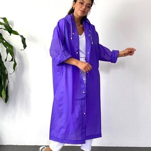 Multiple Color Unisex Long Raincoat BUY 2 and SAVE Light Men's Raincoat ...