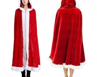 Christmas Red Cloak - Etsy