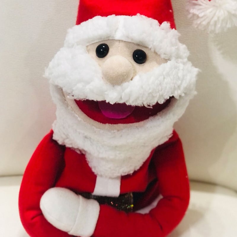 Santa Puppet - Etsy