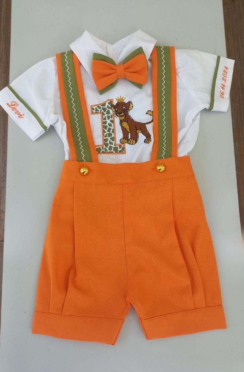 Personalized Boys Simba Lion King 1st Birthday Custom Safari Wild One ...