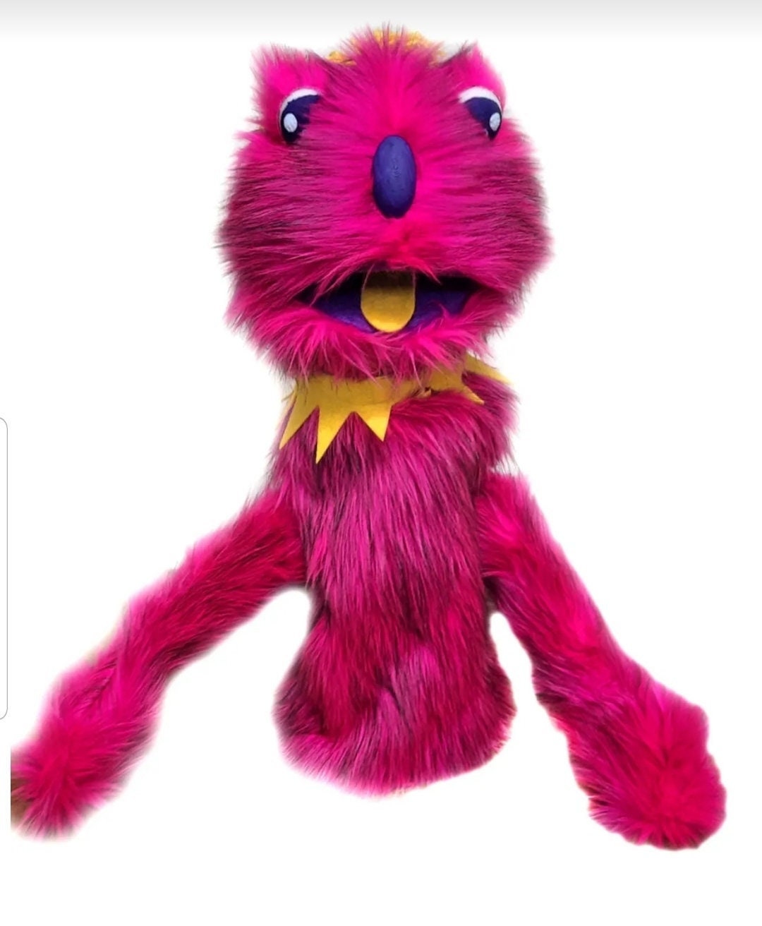 Handmade Adult Size Plush Pink Slime Hand Puppet Toy High Quality Mr ...