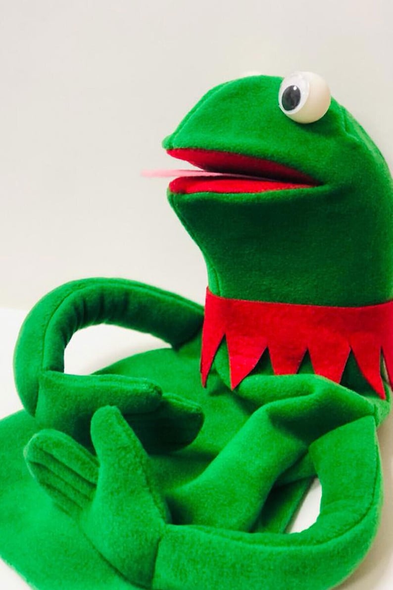 Handmade Green Kermit the Frog Sesame Street Kermit Hand - Etsy