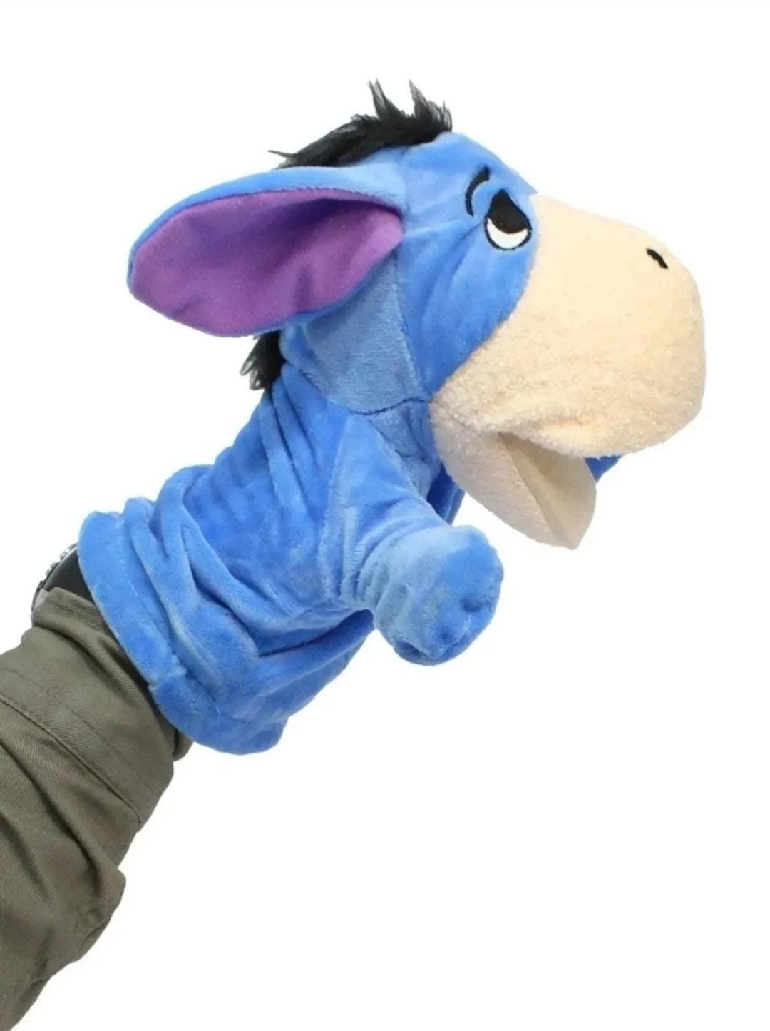 Kids Plush Zoo Animals Hand Puppets Eeyore Hand Animal Puppets Elephant ...