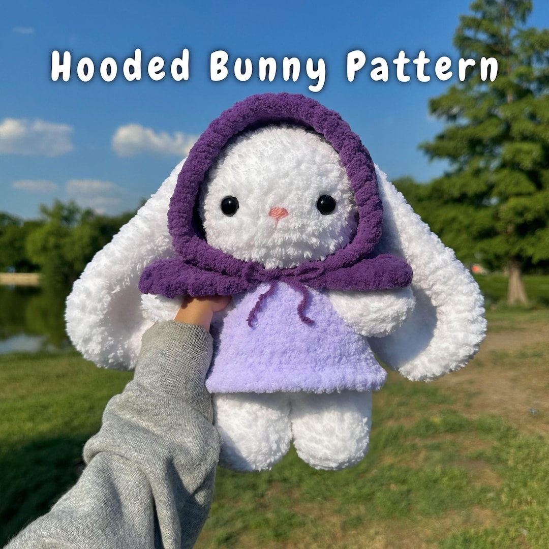 Hooded Dress Bunny Crochet Pattern - Etsy