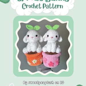 Sprout Bunny Crochet Pattern - Etsy