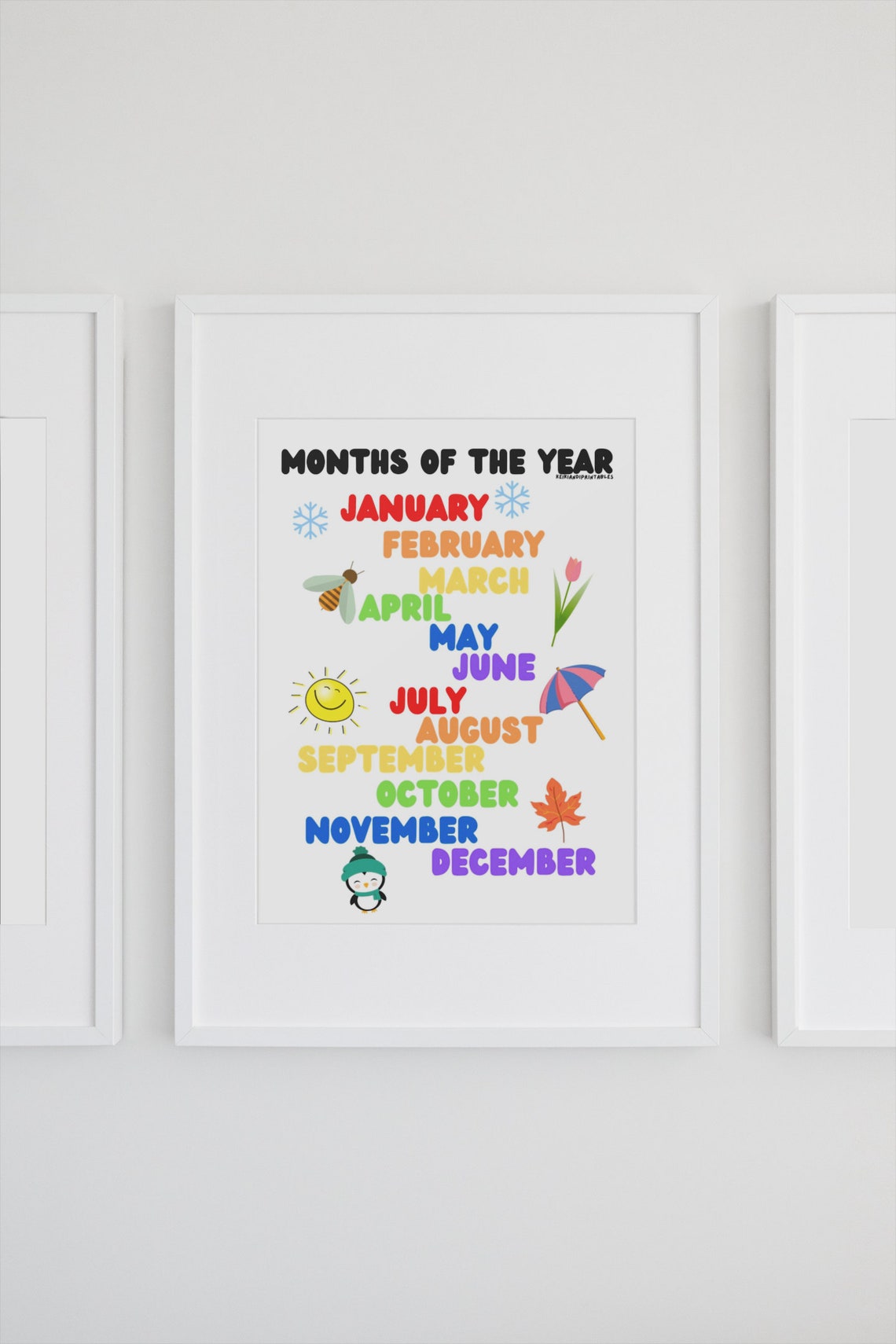 Kids Educational Poster, Learning Posters, Homeschool Poster, Printable ...