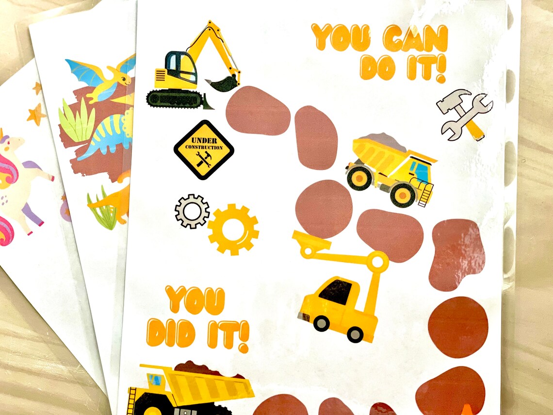 Construction Reward Chart, Printable Reward Chart, Daily Chore Chart ...