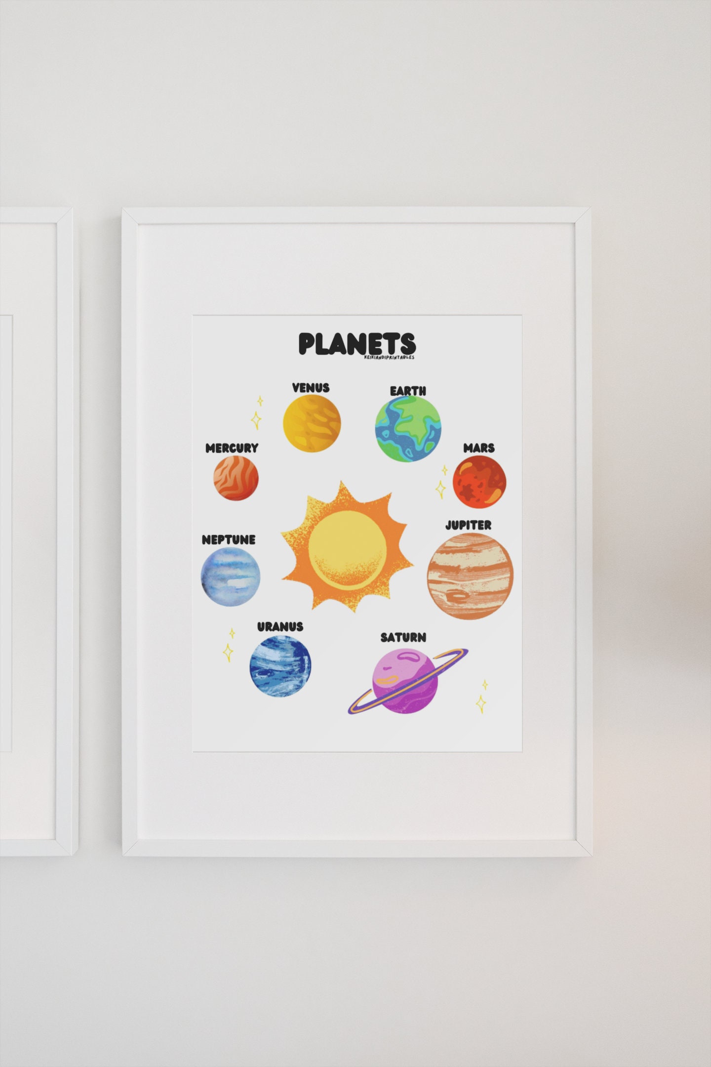 Outer Space Classroom Decor, Kids Room Decor, Solar System Print ...
