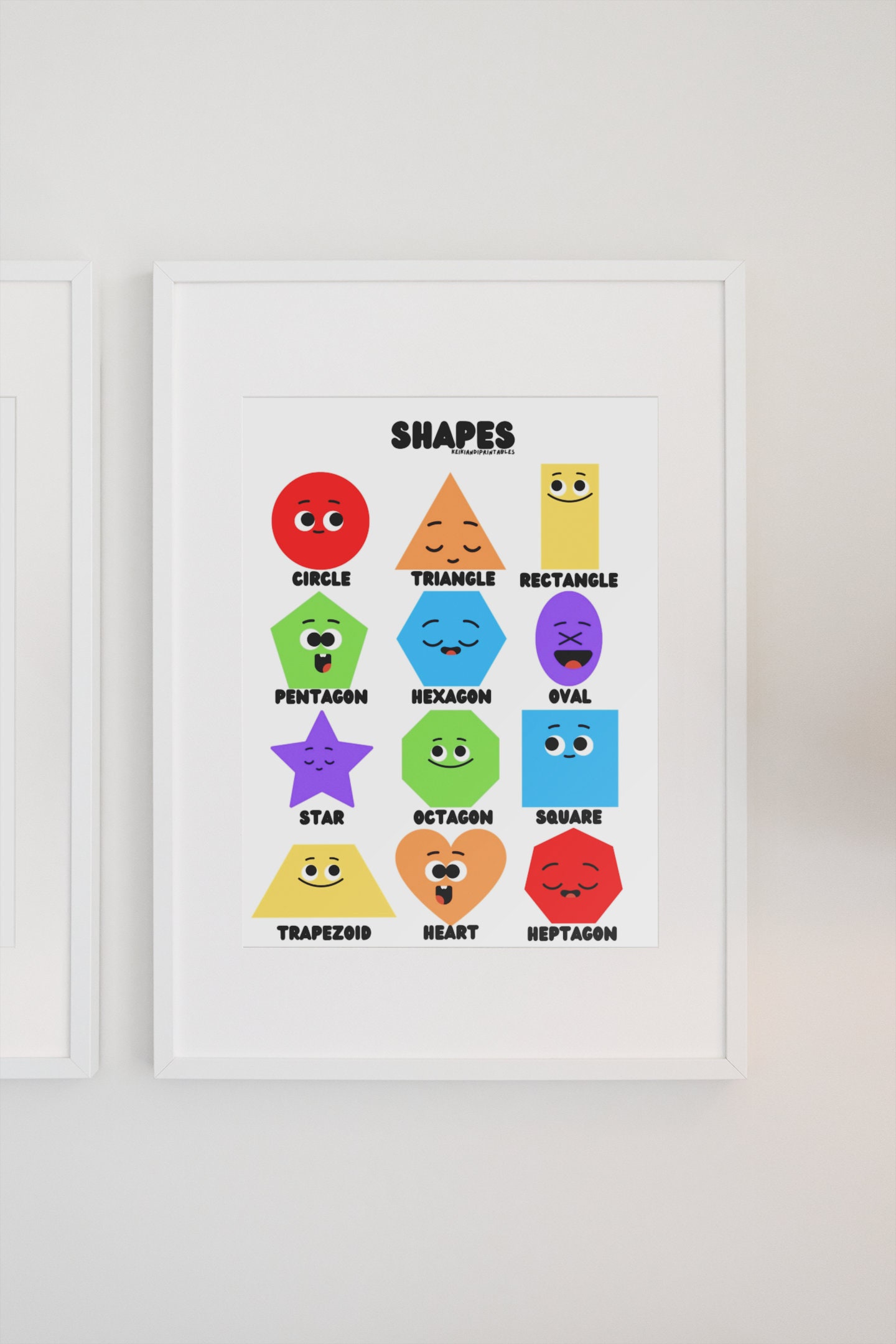 Kids Educational Poster, Learn the Colors, Homeschool Lessons ...